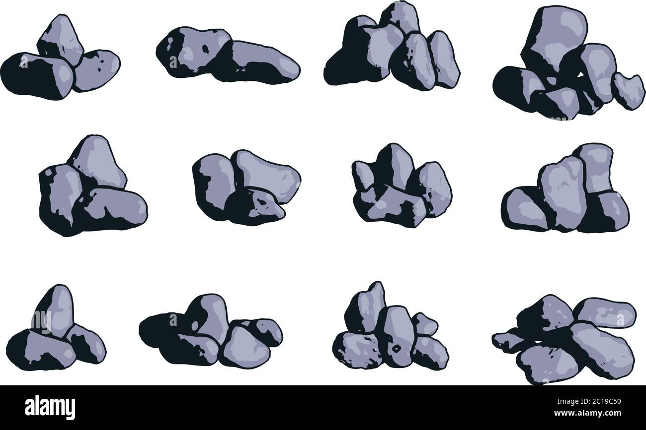 Cartoon large rock hi-res stock photography and images - Alamy