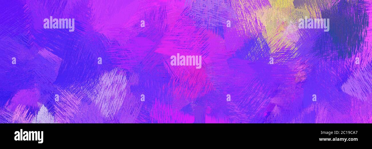 creative brush strokes background with blue violet, silver and medium ...