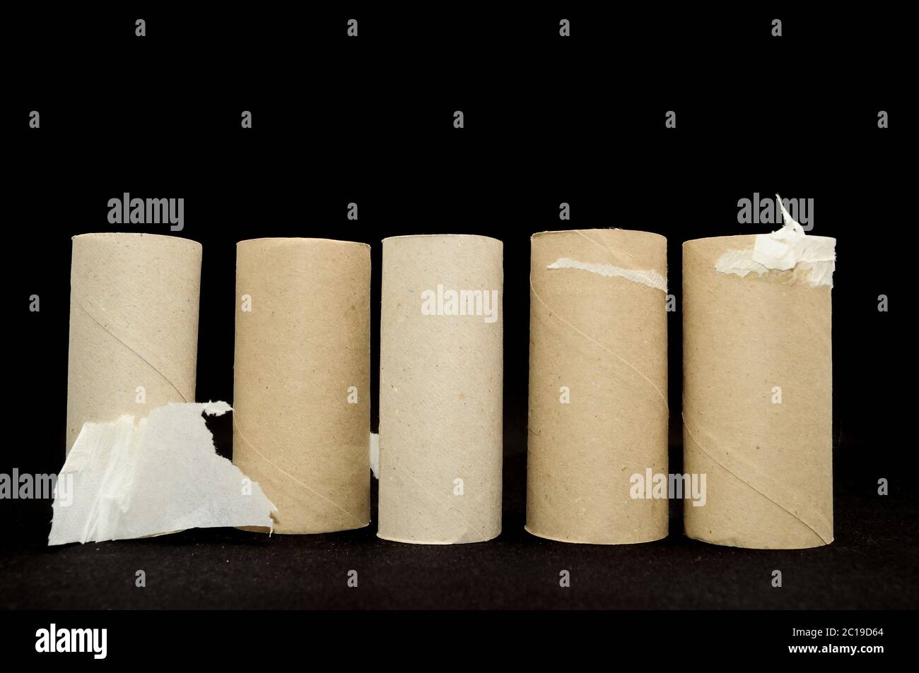 Empty Toilet Paper Roll Stock Photo - Alamy