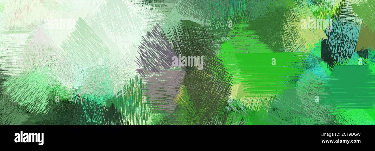 abstract brush strokes background decoration with sea green, tea green and very dark blue ...