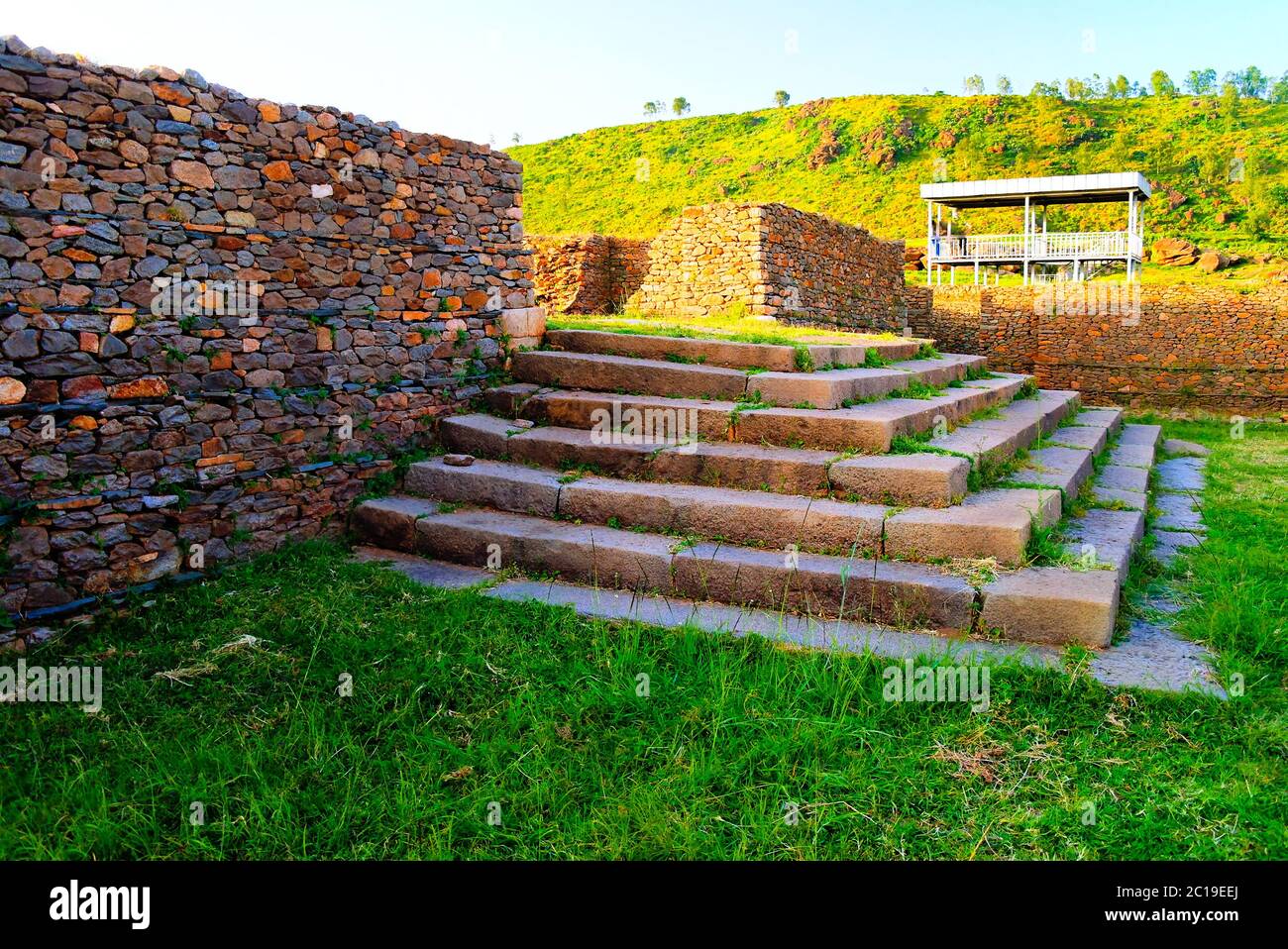 Ruins of Queen Sheba Palace, Axum, Ethiopia Stock Photo - Alamy