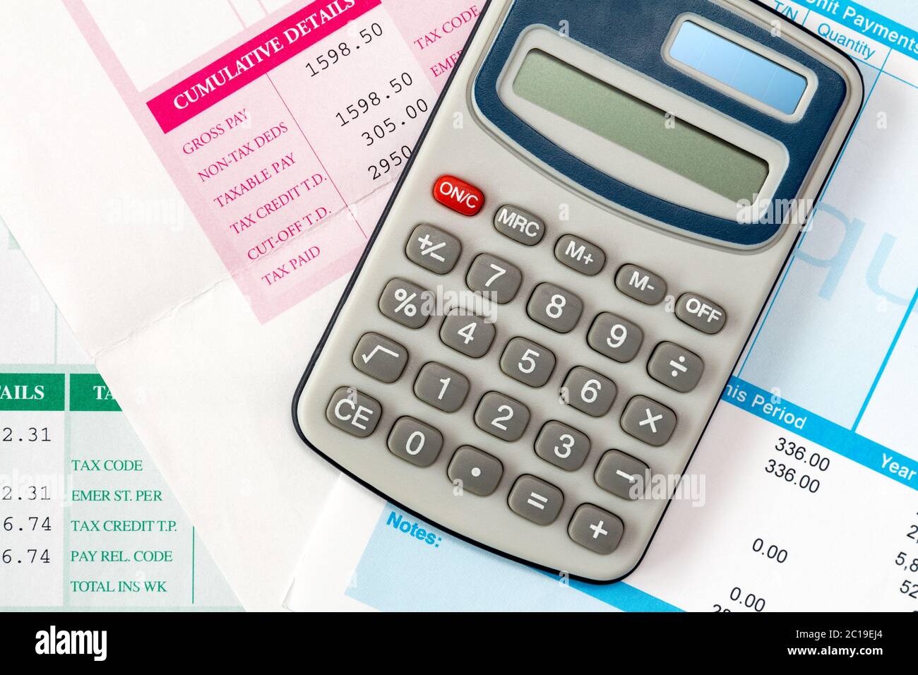 Tax calculation hi-res stock photography and images - Alamy