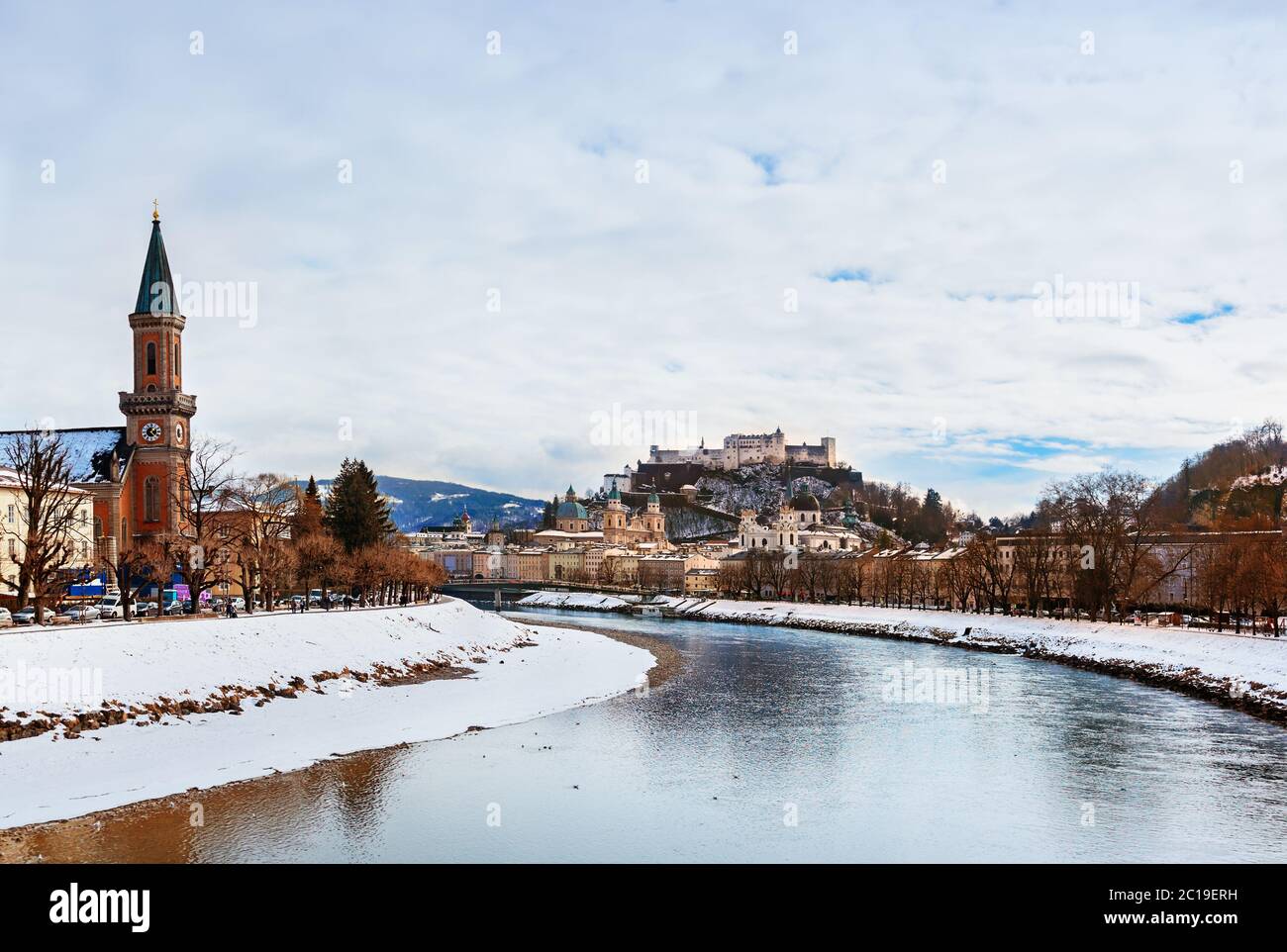 Austria sun street tree hi-res stock photography and images - Alamy