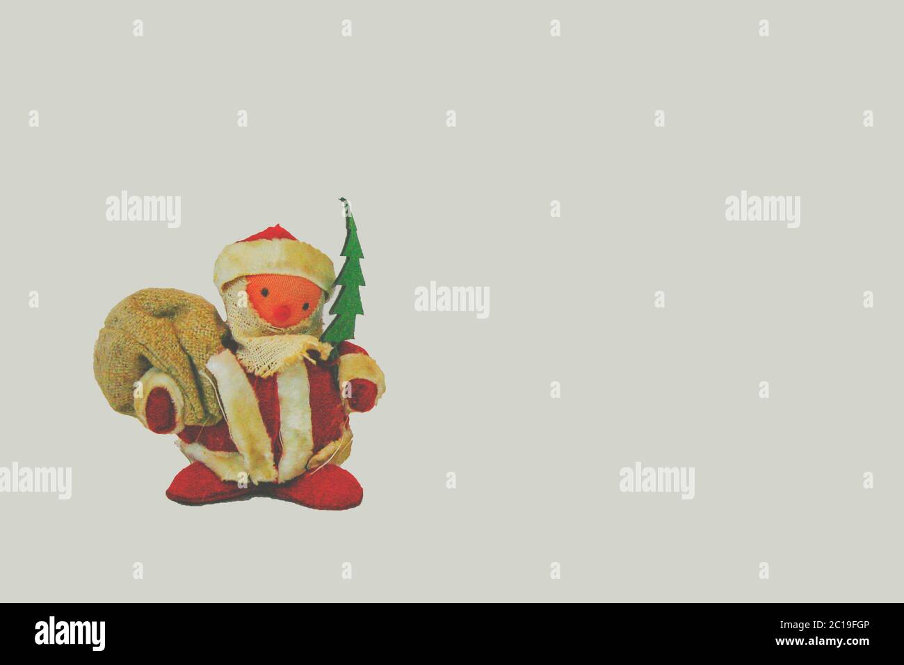 Old fashioned santa claus from the 60's Stock Photo - Alamy