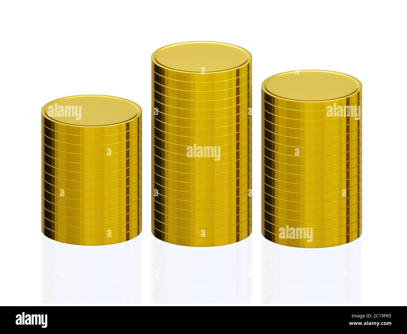Gold coin stack hi-res stock photography and images - Alamy