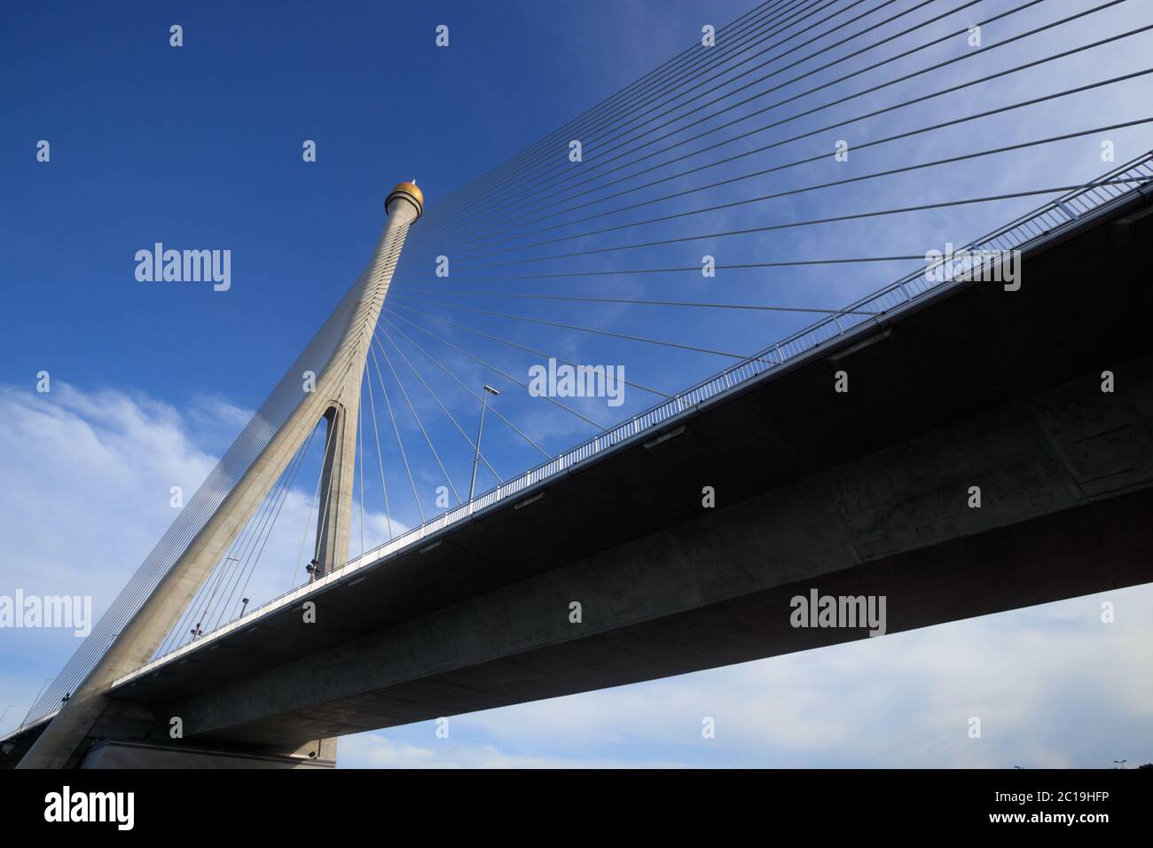 under the brunei bridge, one of iconic landmark in brunei Stock Photo ...