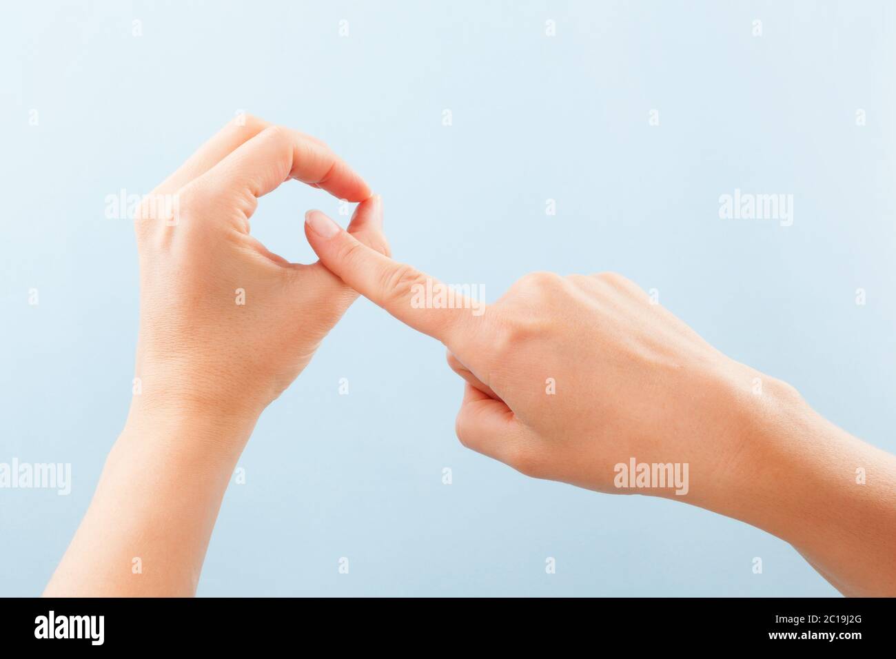 BSL Fingerspelling alphabet Stock Photo - Alamy