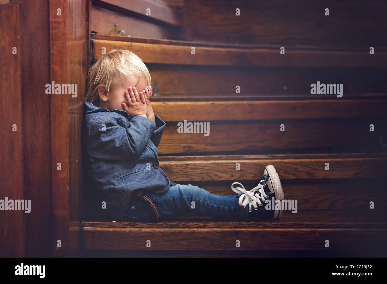 Child Crying On Steps High Resolution Stock Photography and Images - Alamy