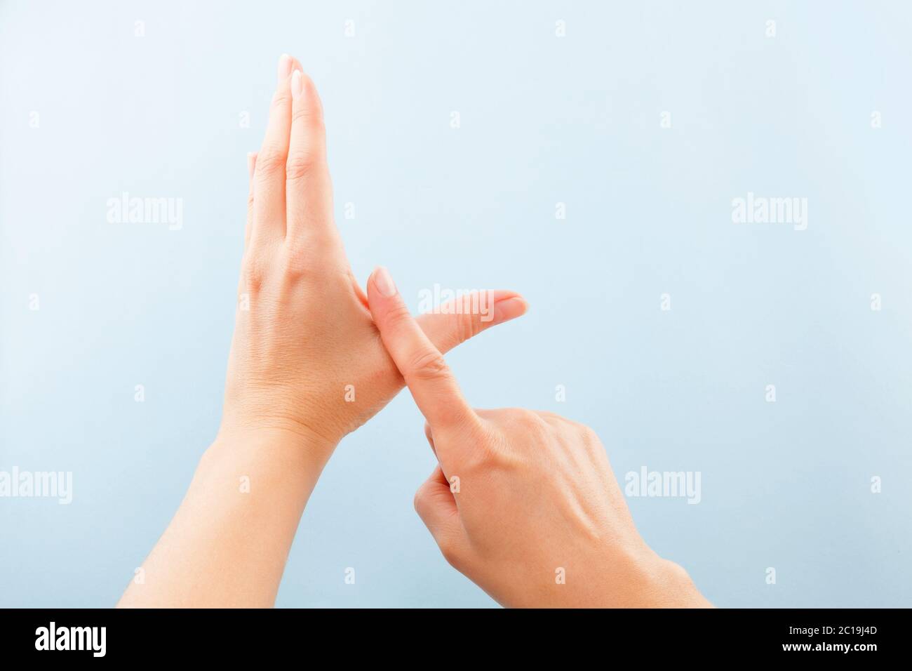 BSL Fingerspelling alphabet Stock Photo - Alamy