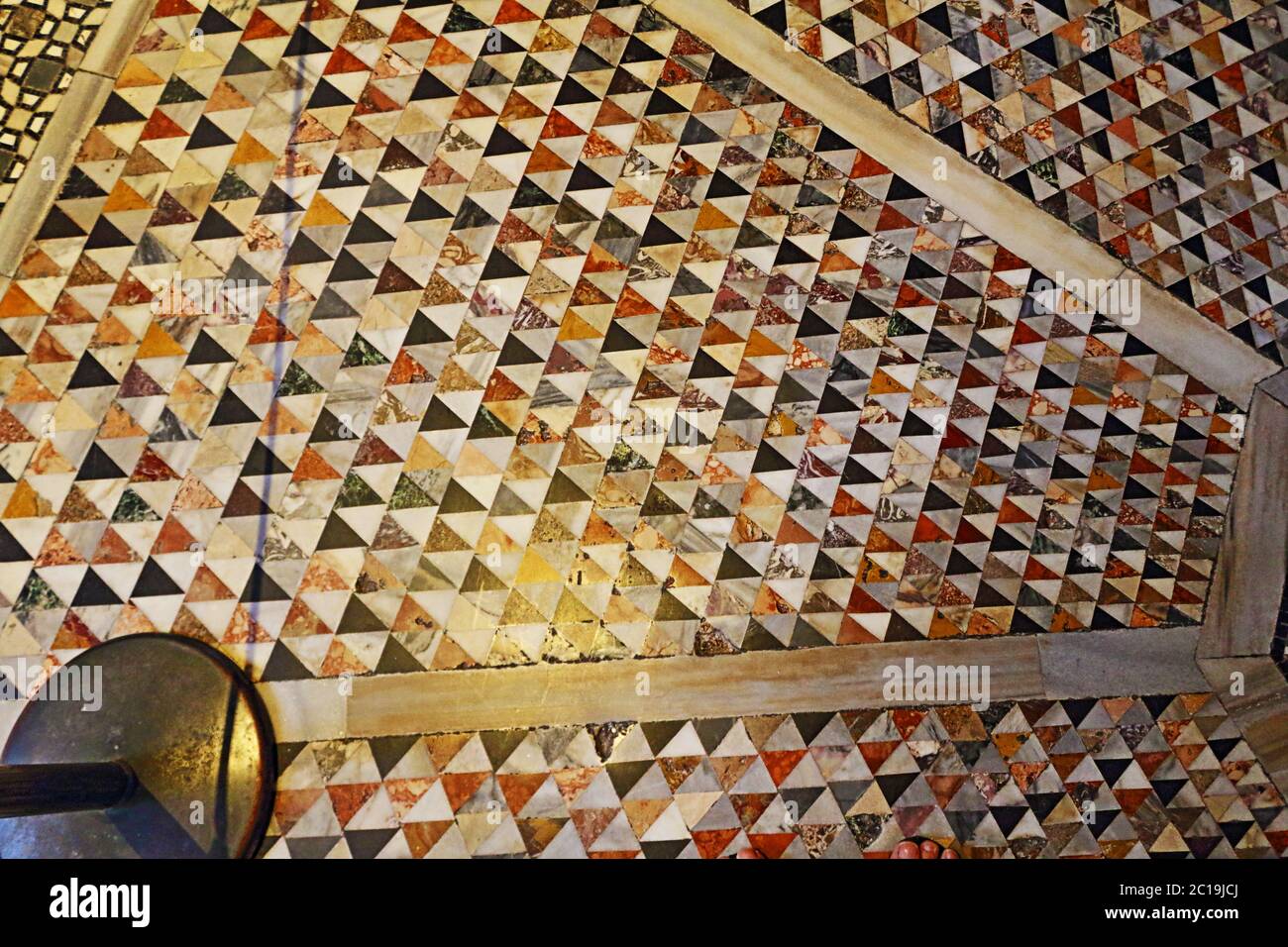 The marble floor of St.Mark`s Basilica12th century, but underwent many ...