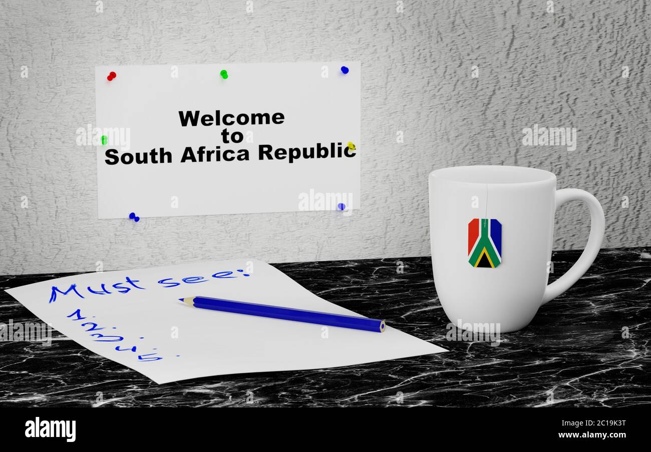 Welcome to South Africa Republic Stock Photo - Alamy