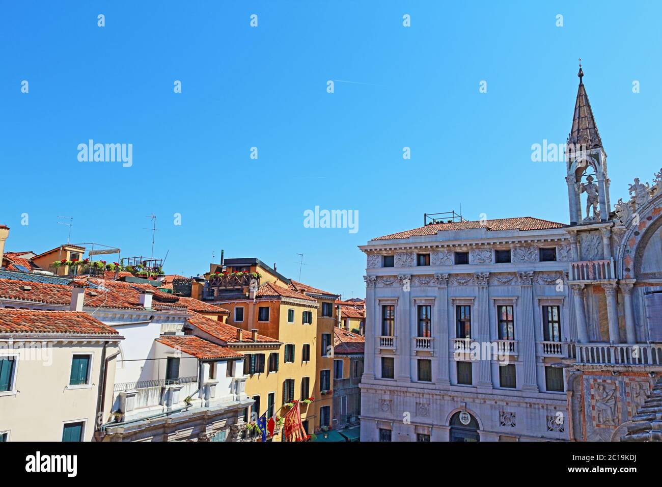 Palazzo Patriarcale and beautiful old buildings at Piazzetta dei ...