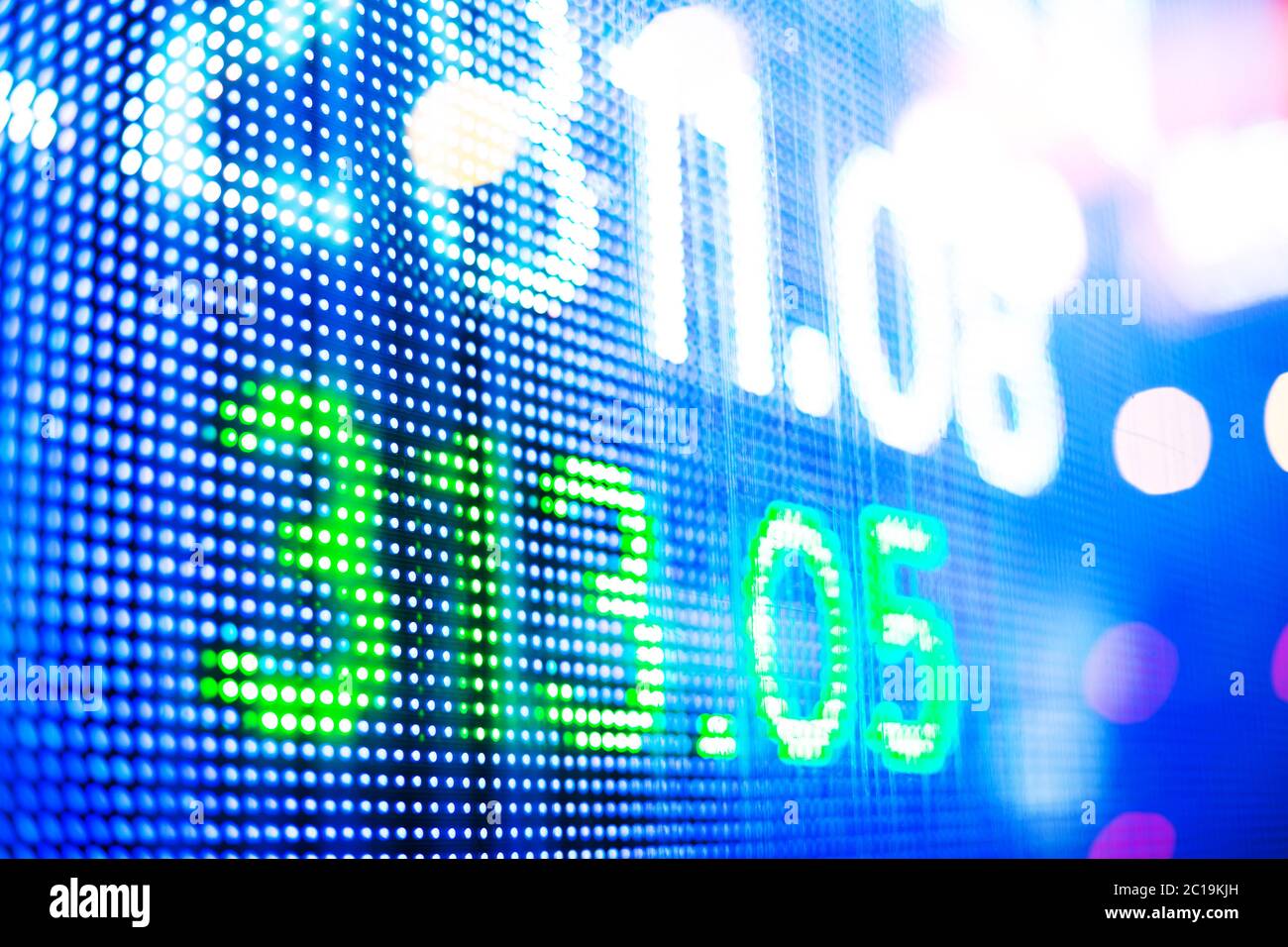 digital screen on stock market Stock Photo - Alamy