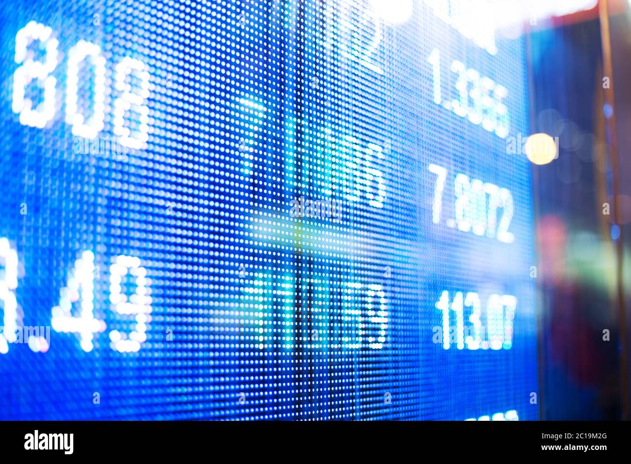 digital screen on stock market Stock Photo - Alamy