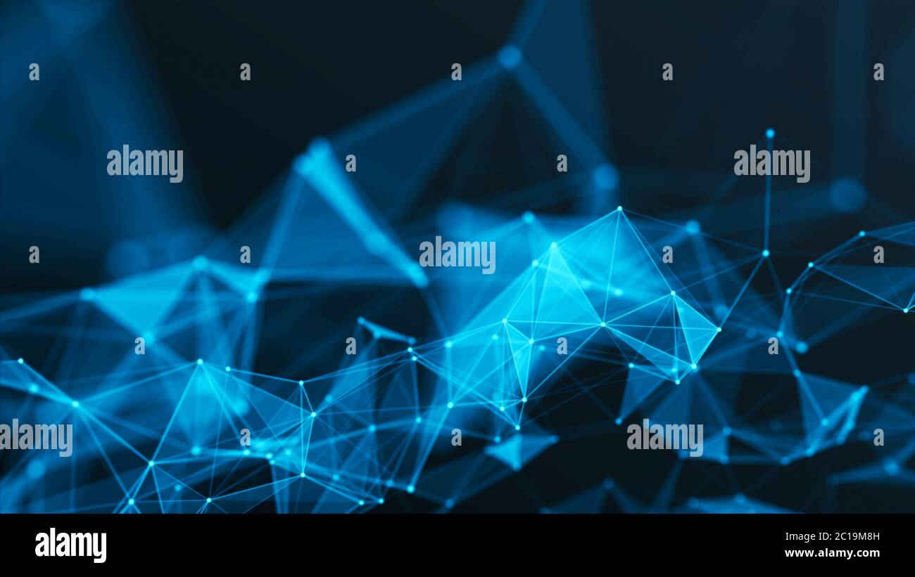 abstract futuristic network on background illustration Stock Photo - Alamy