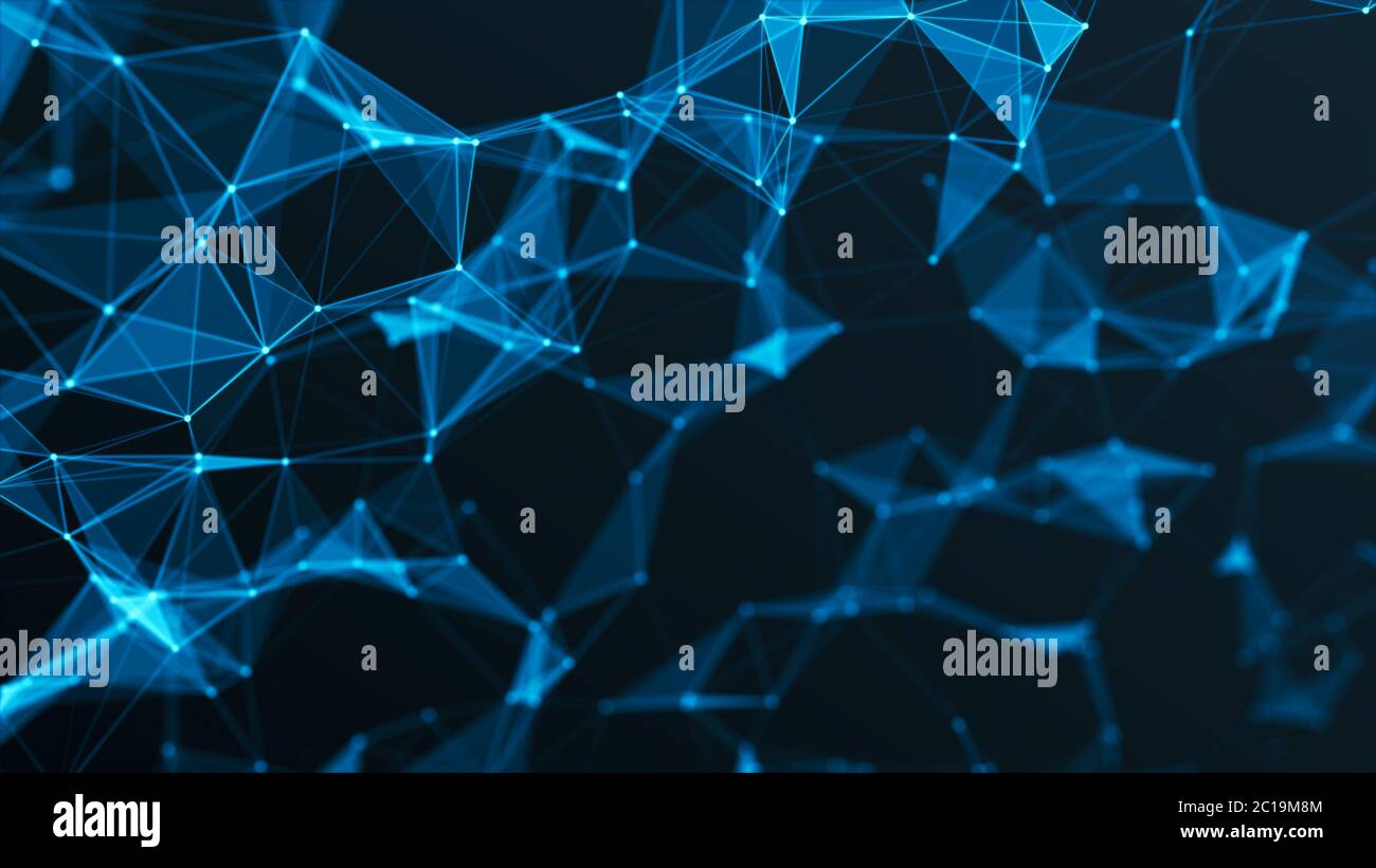 abstract futuristic network on background illustration Stock Photo - Alamy