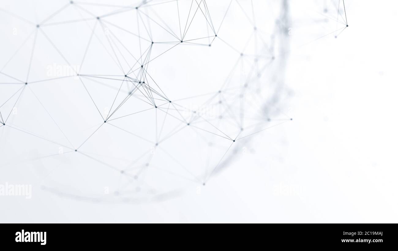 abstract futuristic network on background illustration Stock Photo - Alamy