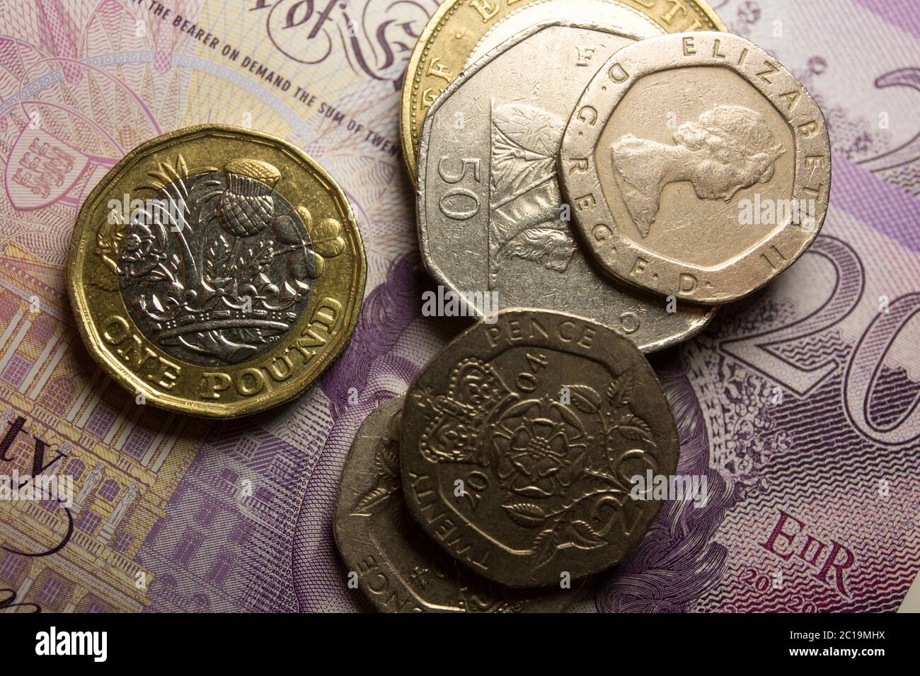 United Kingdom. 6th June, 2020. In this photo illustration banknotes of ...
