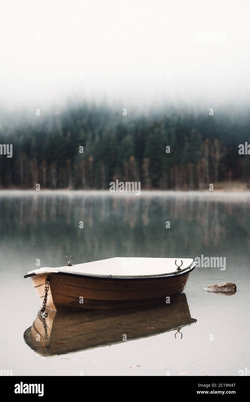 Rowboat And Leaves High Resolution Stock Photography and Images - Alamy
