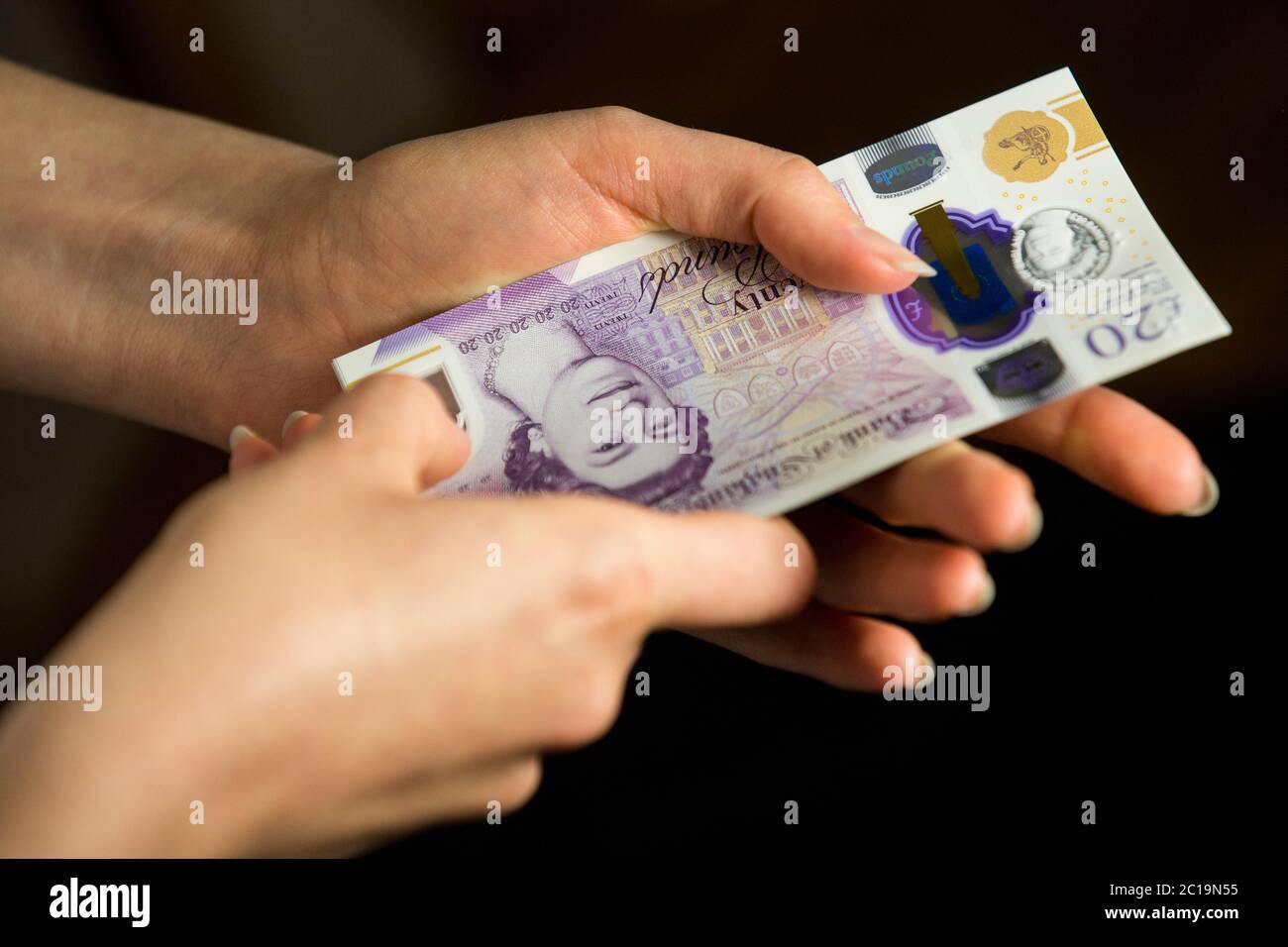 United Kingdom. 6th June, 2020. In this photo illustration banknotes of ...
