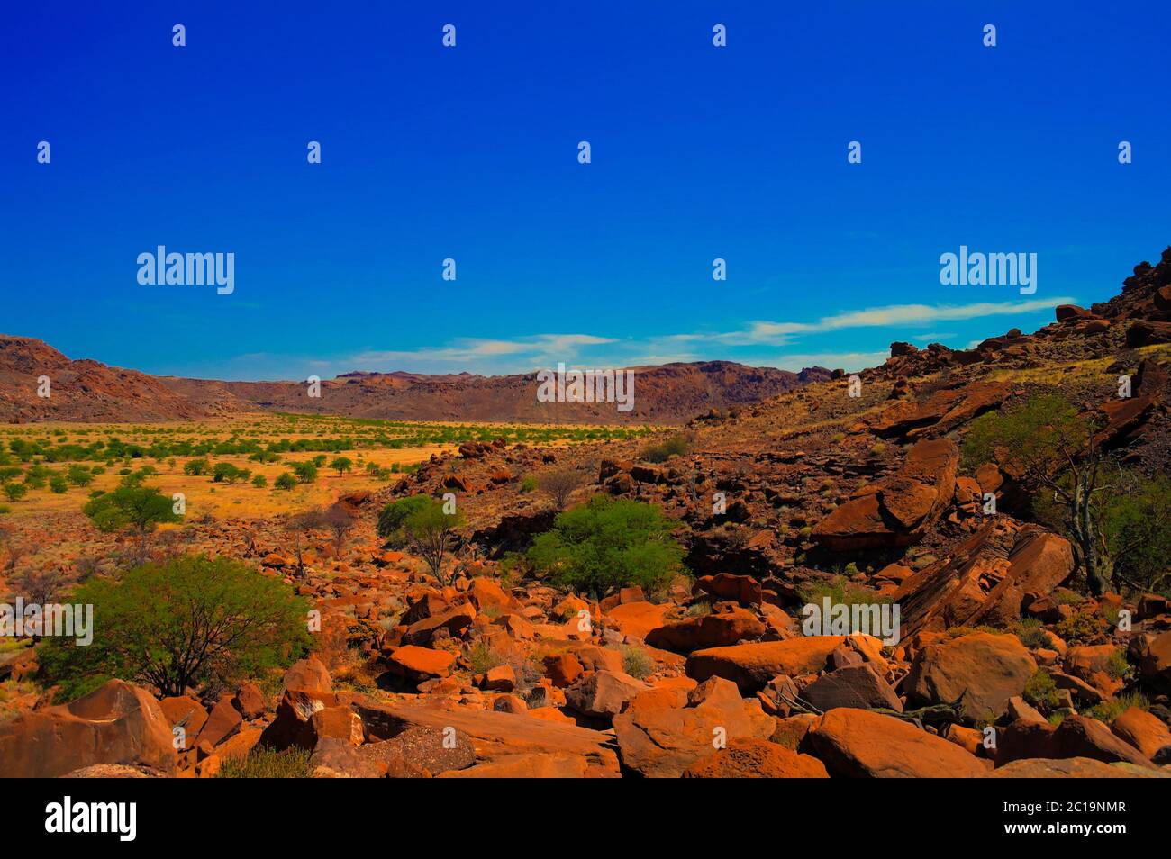 Twyfelfontein archaeological site in Namibia Stock Photo - Alamy