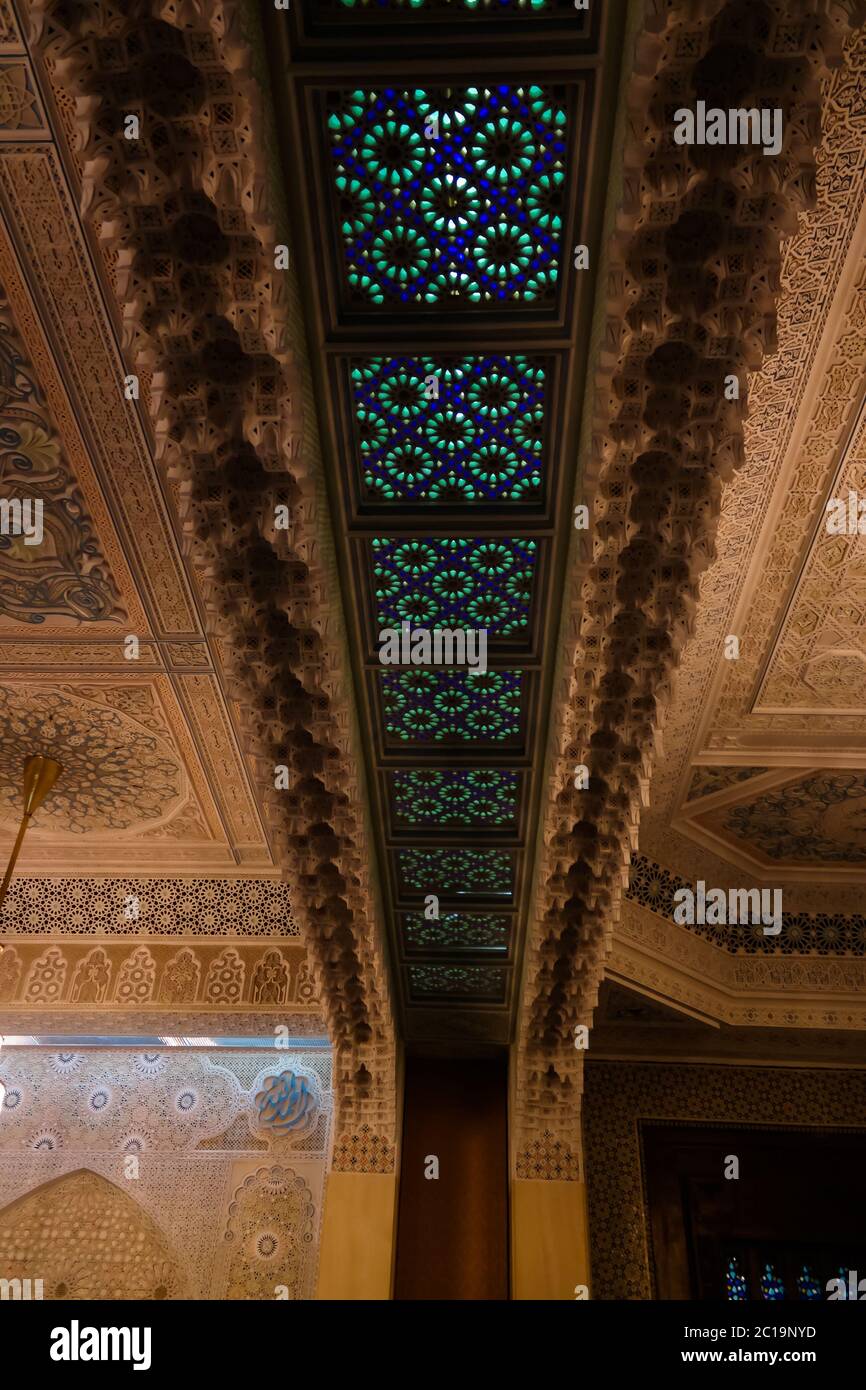 Kuwait Grand Mosque interior, Kuwait-city, Kuwait Stock Photo - Alamy