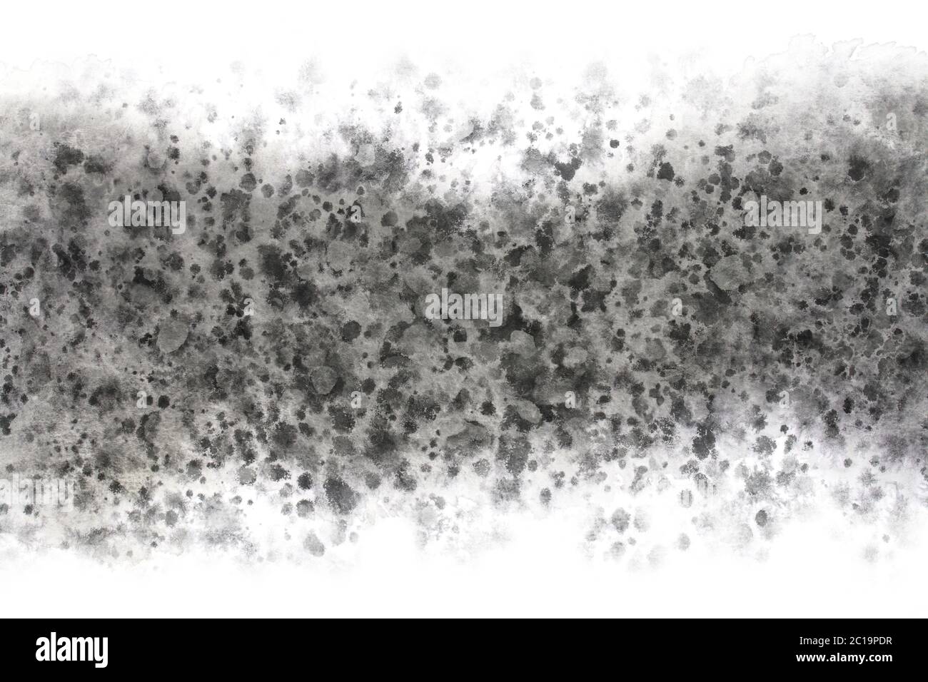 Japanese natural black ink splash abstract or grunge vintage hand paint ...