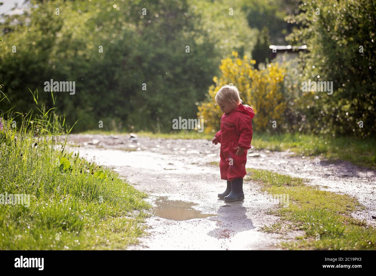 Gumboots child hi-res stock photography and images - Alamy