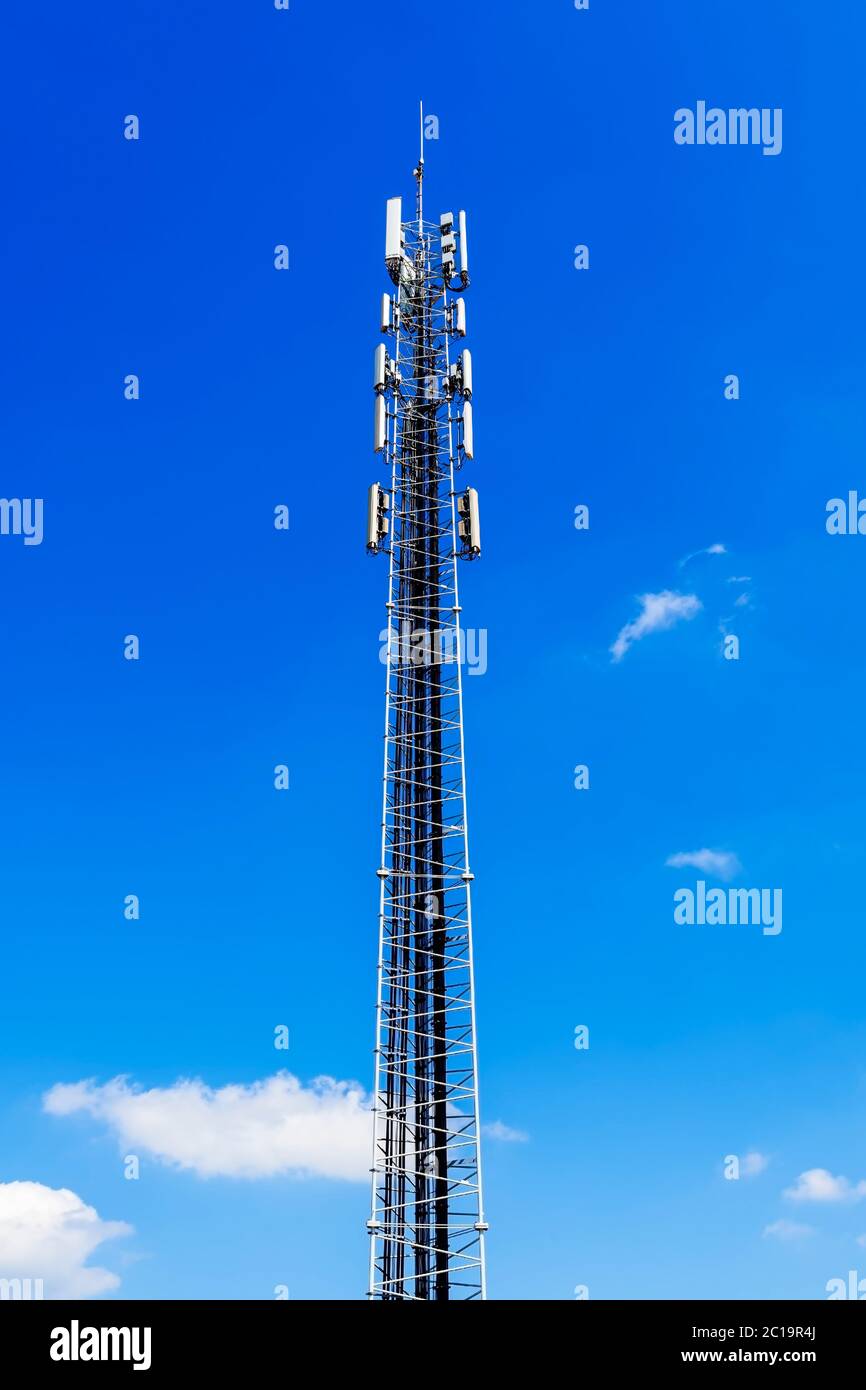 Cell Phone Signal Tower High Resolution Stock Photography and Images ...