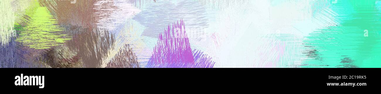 wide landscape graphic with colorful brush strokes background with ...