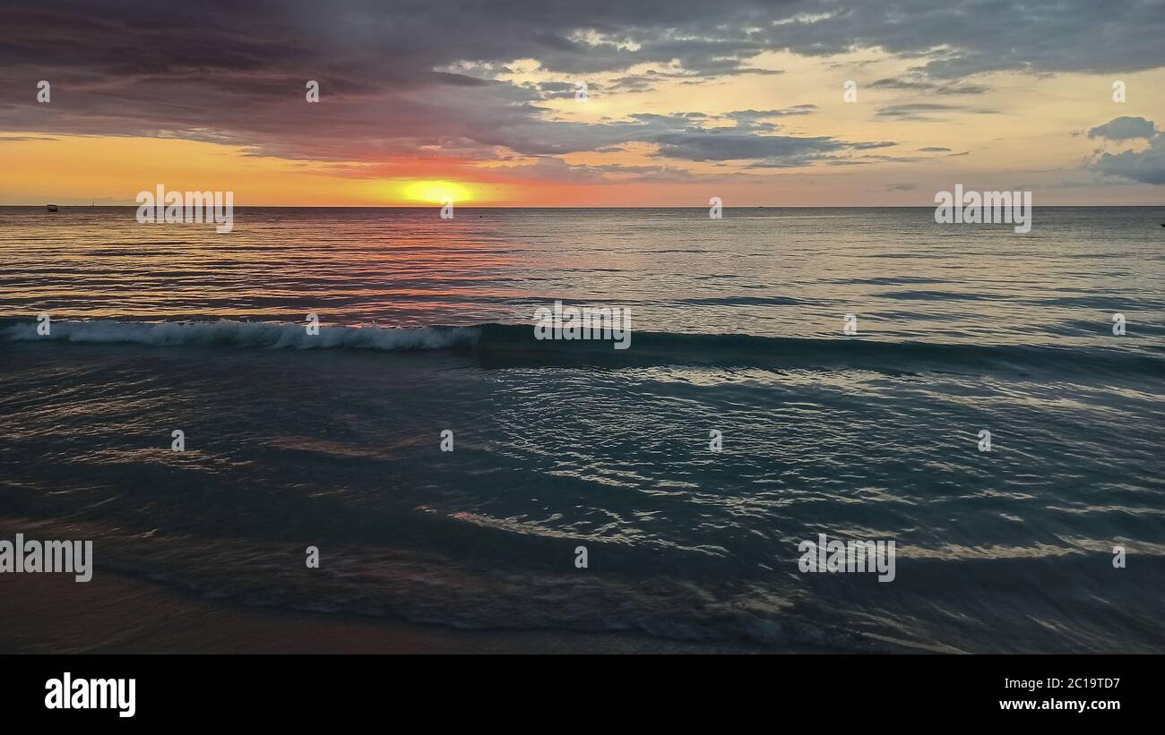 Incredible Jamaican colors. Sunset in the Negrier, a trip to the ...