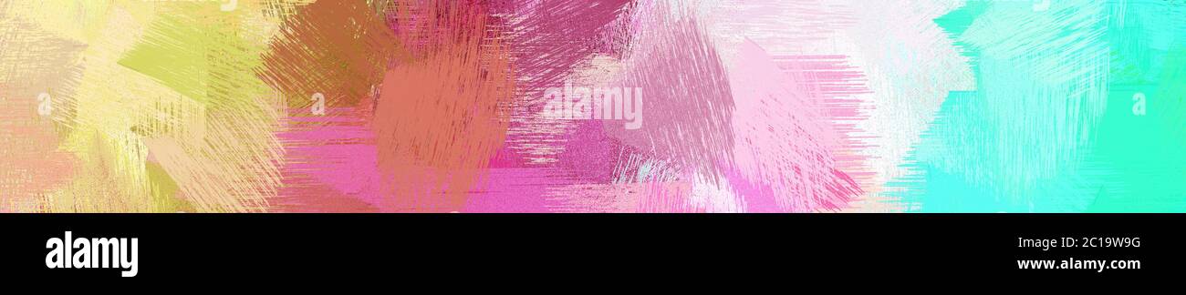 wide landscape graphic with creative brush strokes background with ...