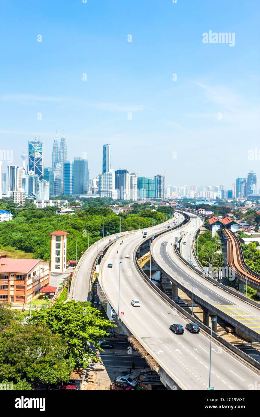 Kuala lumpur elevated highway hi-res stock photography and images - Alamy
