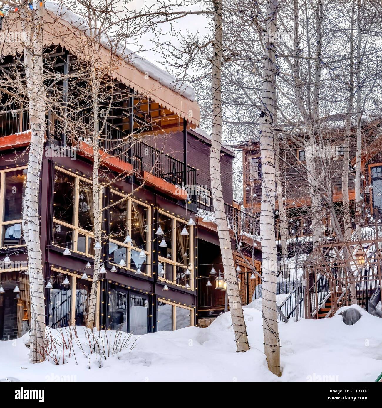 Aspen square hi-res stock photography and images - Alamy