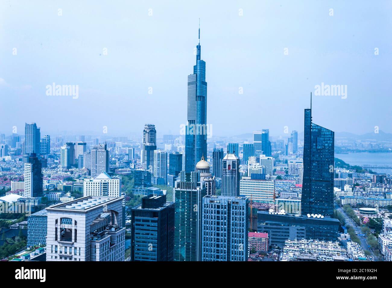 modern buildings in midtown of modern city Stock Photo - Alamy