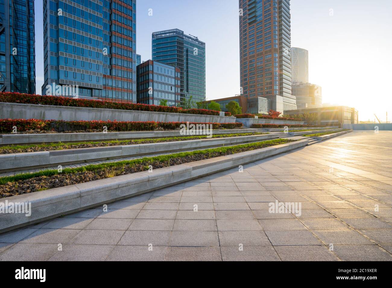 modern buildings in midtown of modern city Stock Photo - Alamy