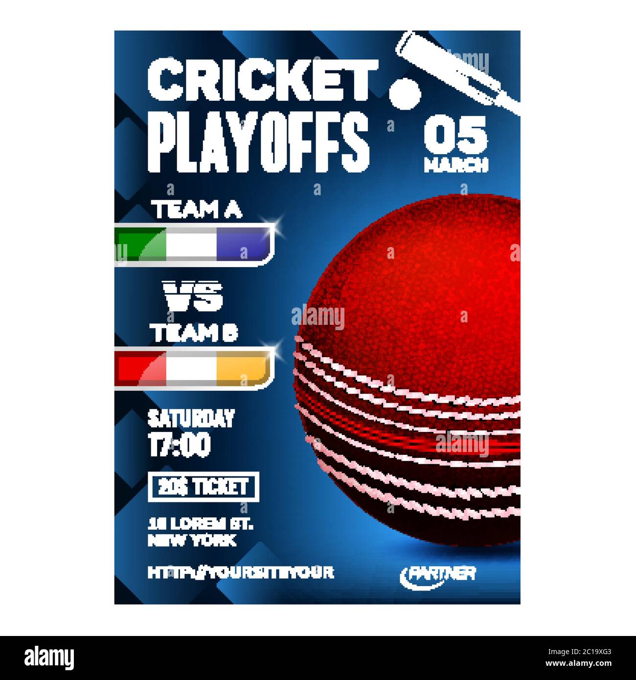 Regional club cricket Stock Vector Images - Alamy