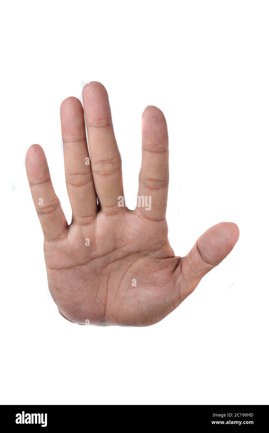 hand stop sign Stock Photo - Alamy