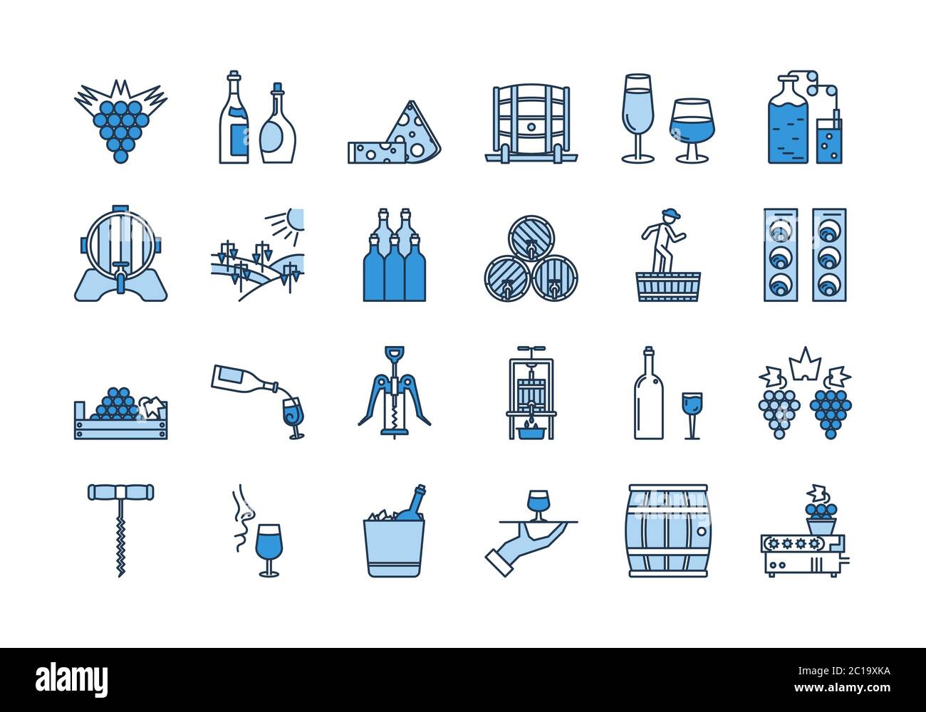 Drink production Stock Vector Images - Alamy