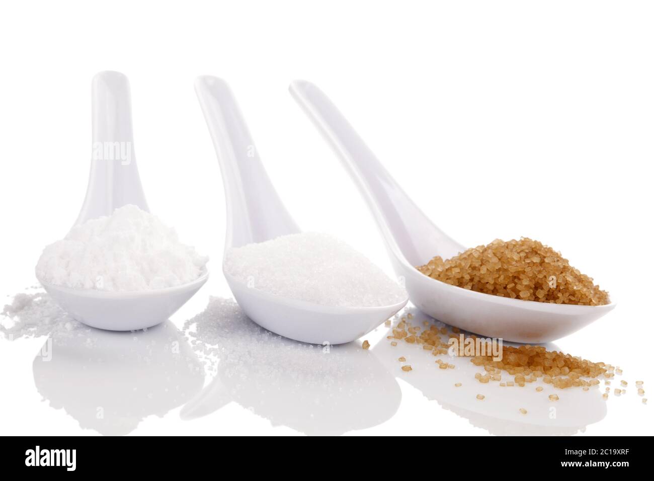 Various Types of sugar Stock Photo - Alamy