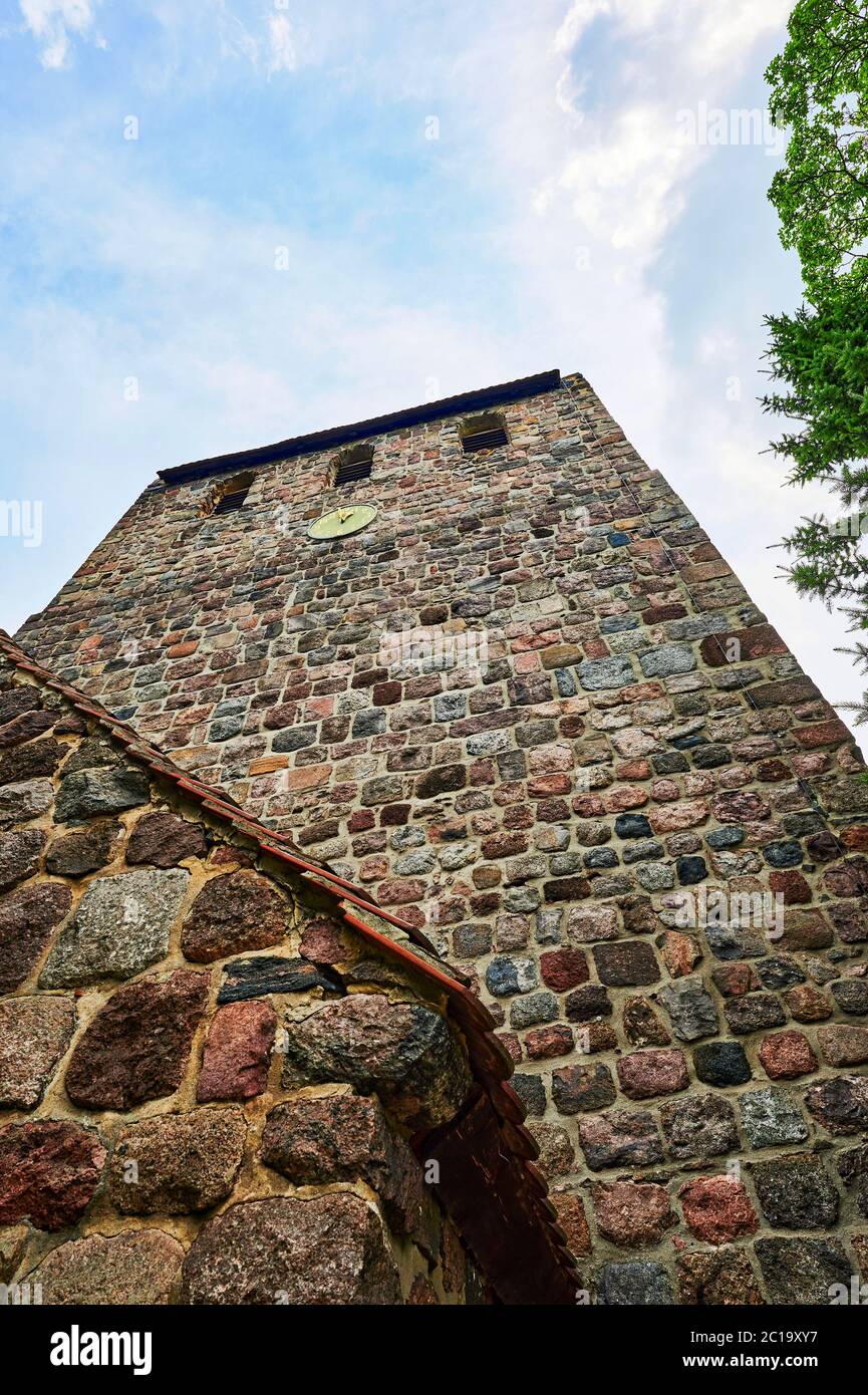 Details of a historic medieval church in Berlin, Germany. You can see ...