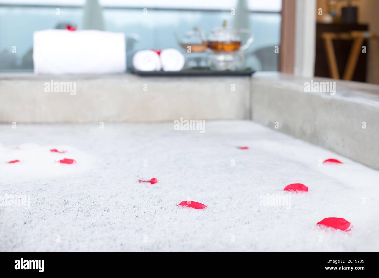 interior of spring bathroom Stock Photo - Alamy