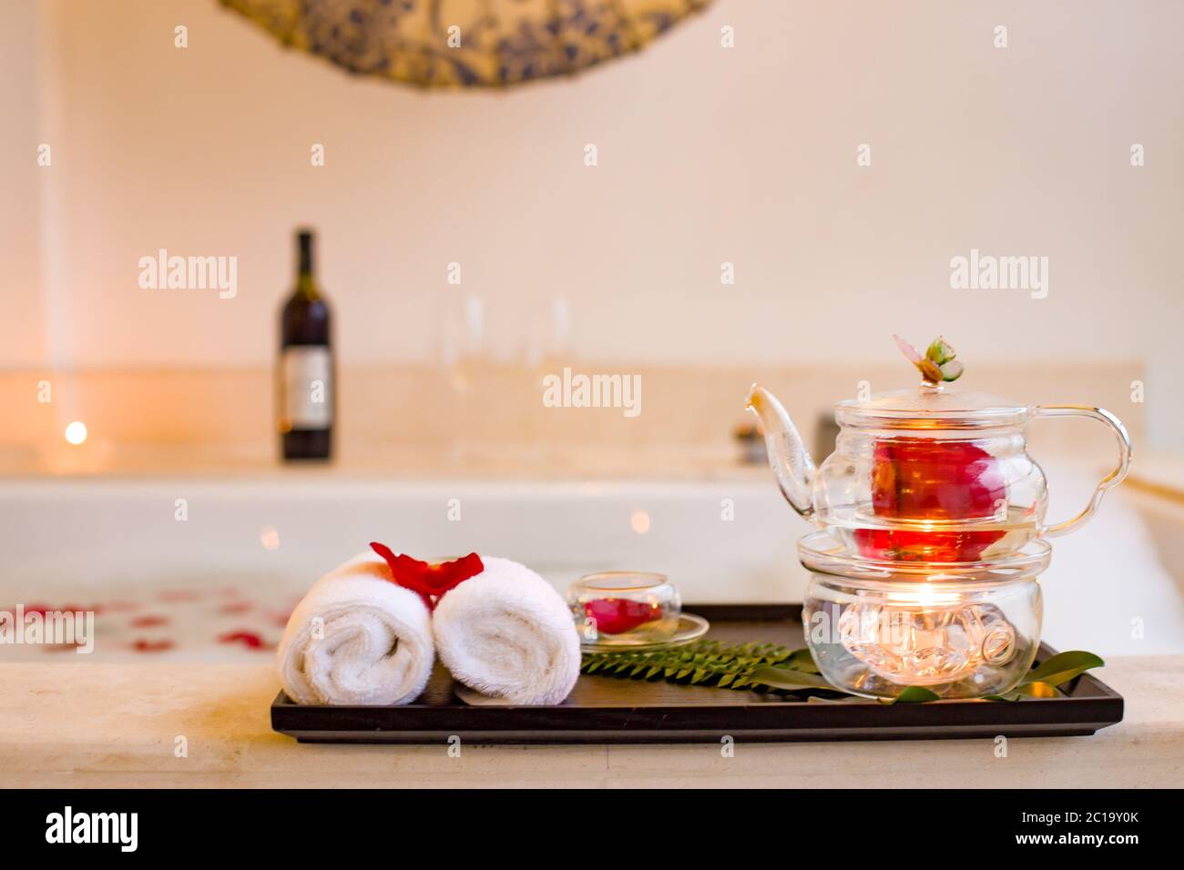 interior of spring bathroom Stock Photo - Alamy
