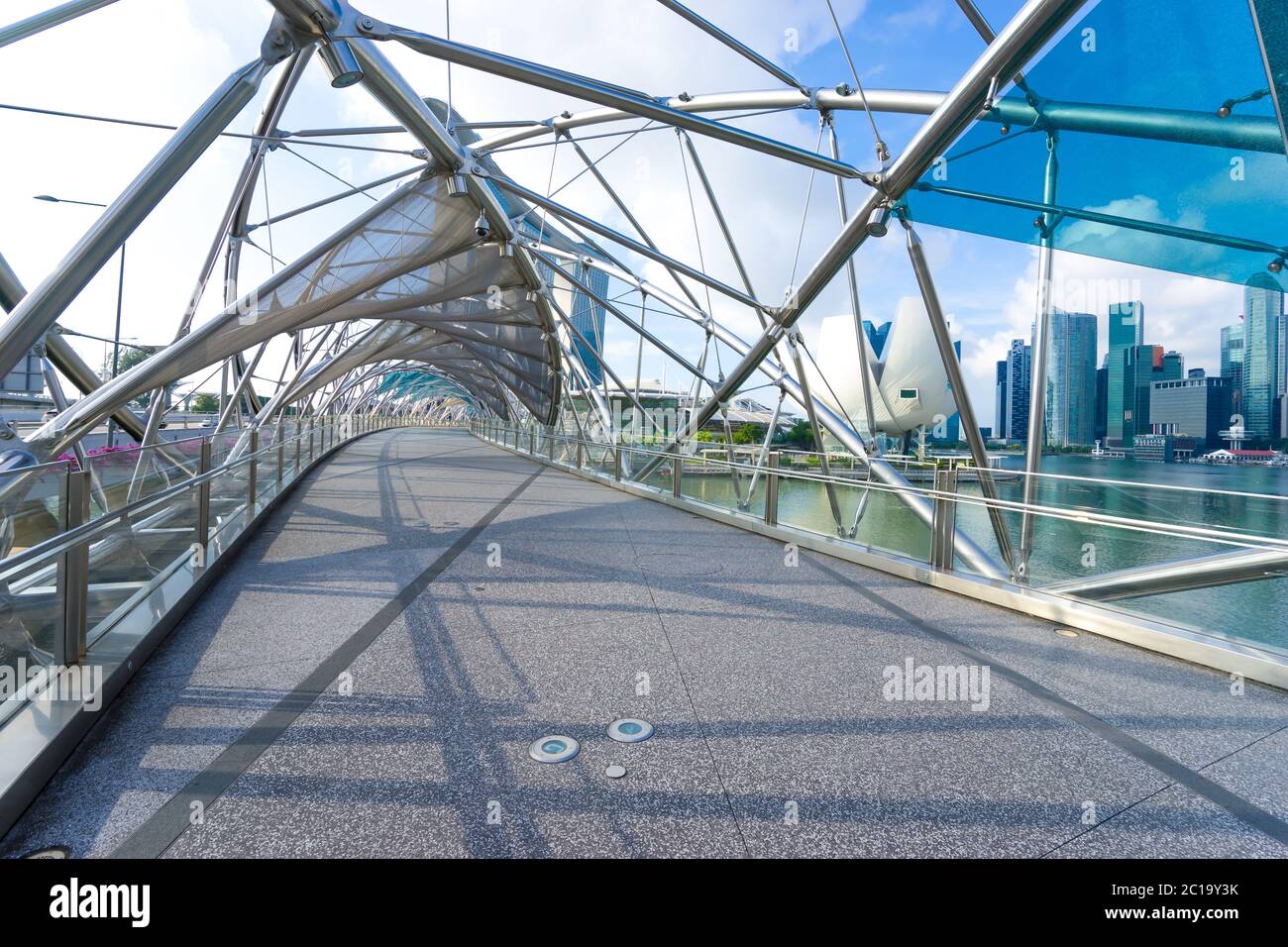modern buildings near water in modern city Stock Photo - Alamy