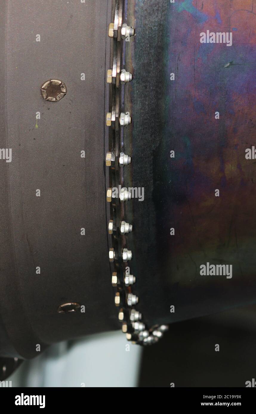 the internal structure of the aircraft engine, army aviation, military ...