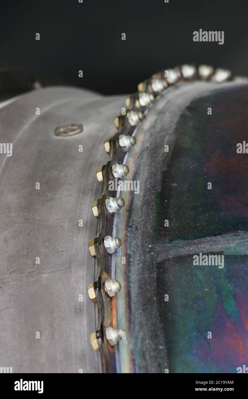 the internal structure of the aircraft engine, army aviation, military ...