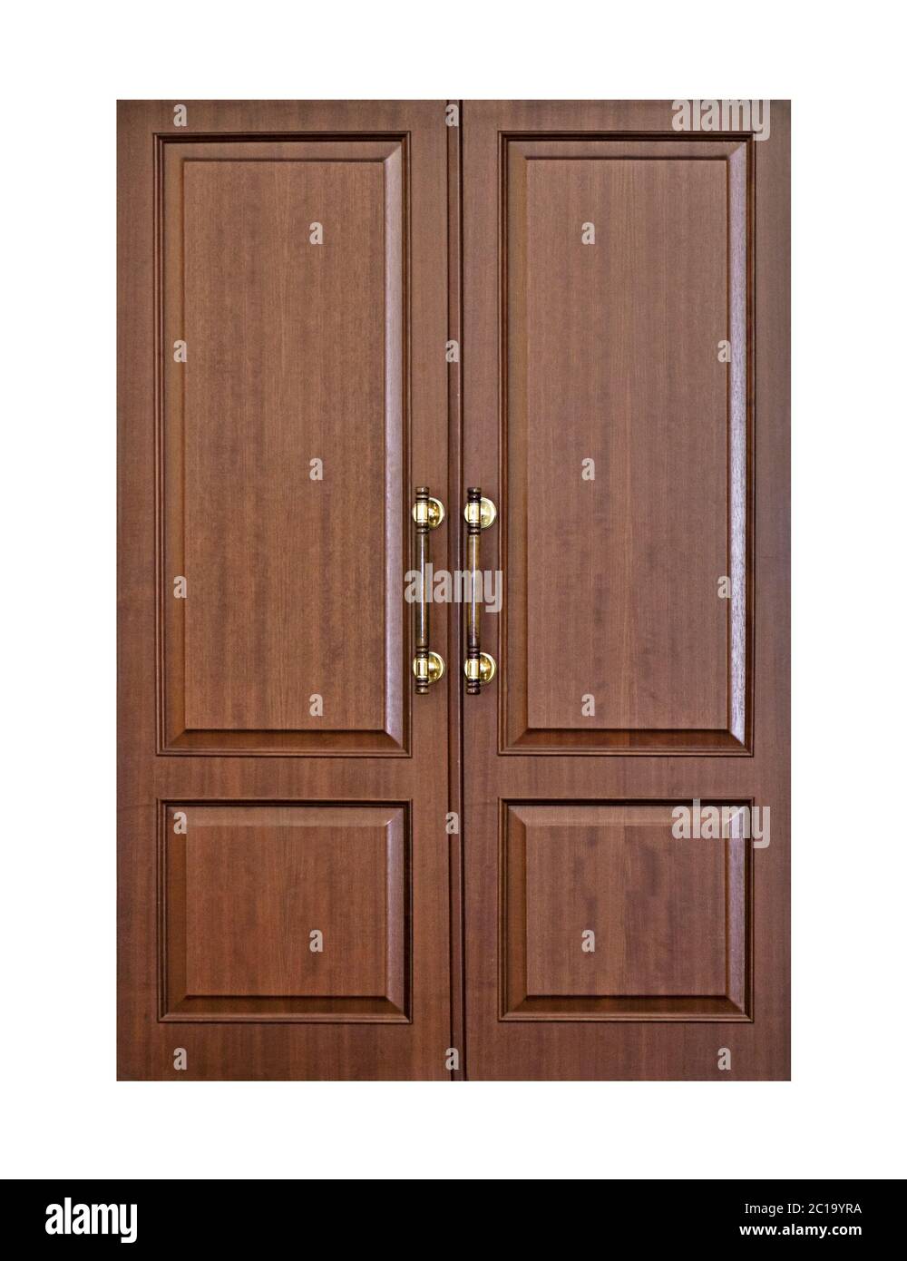 Modern wooden door Stock Photo - Alamy