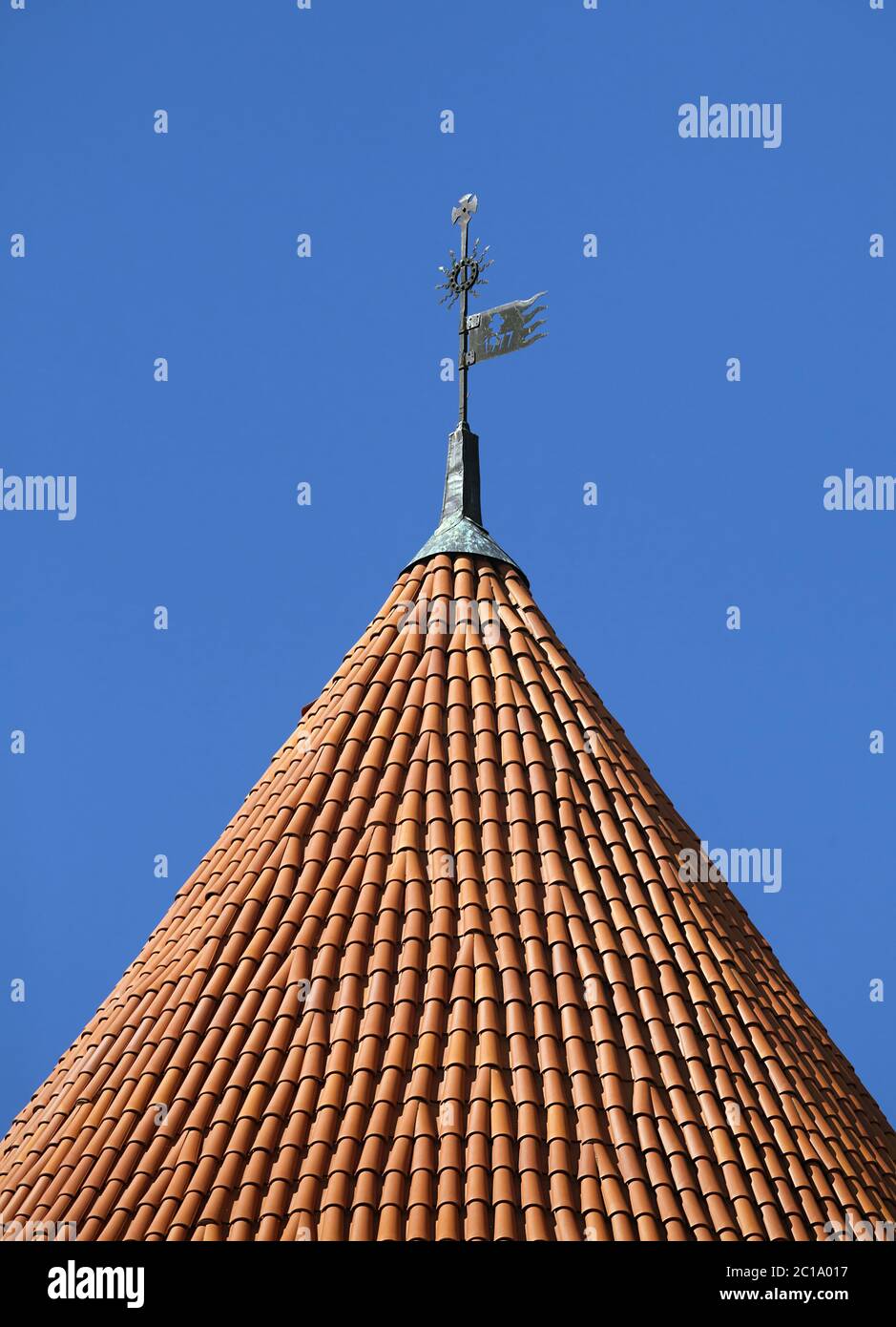 Medieval castle conical roof hi-res stock photography and images - Alamy