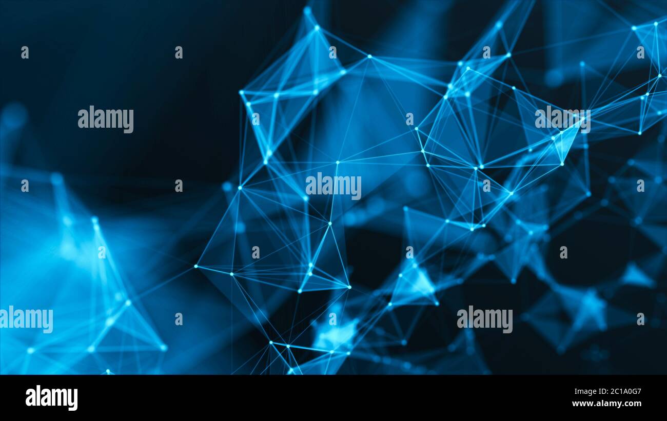 3d network technology in future Stock Photo - Alamy