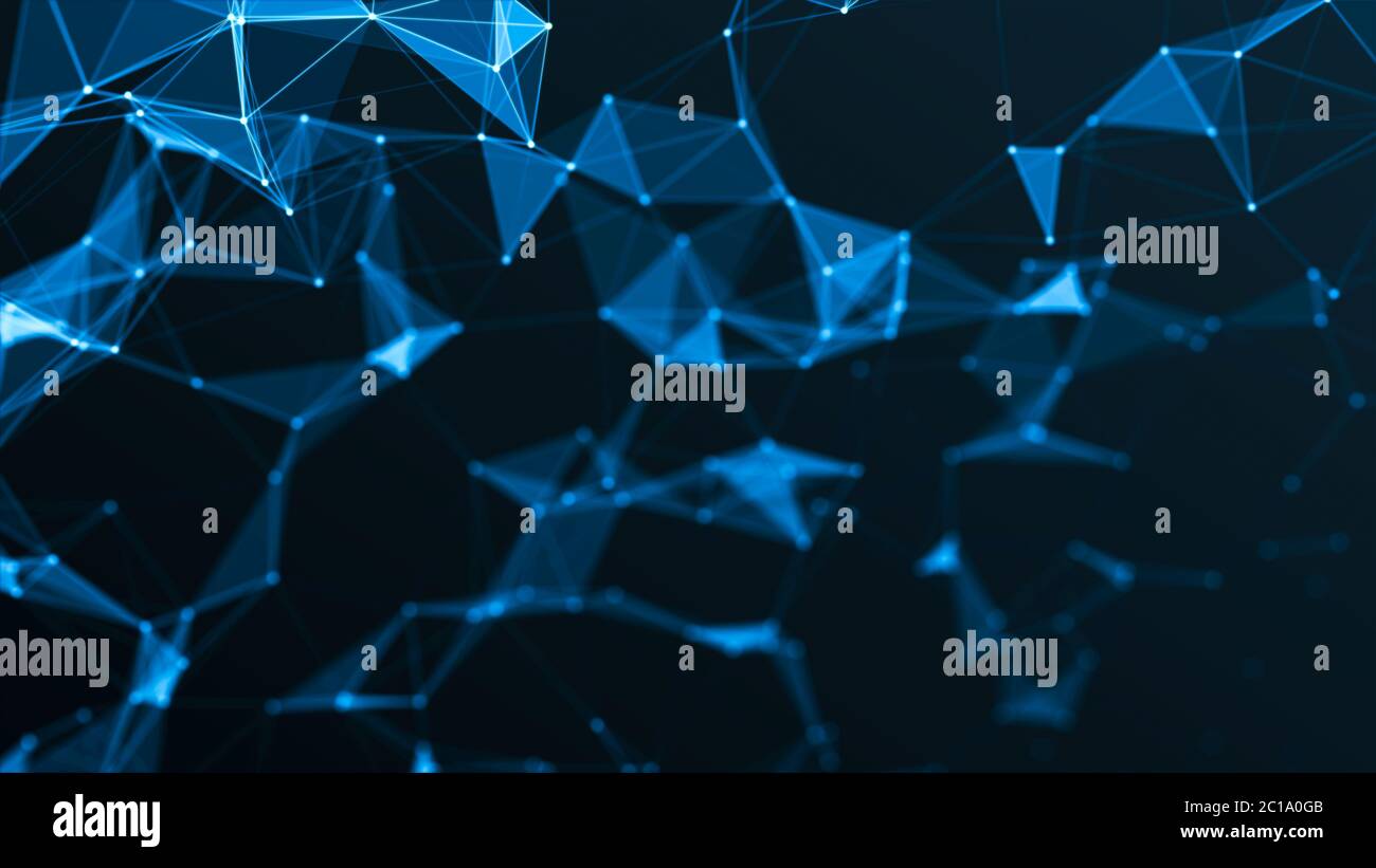 3d network technology in future Stock Photo - Alamy